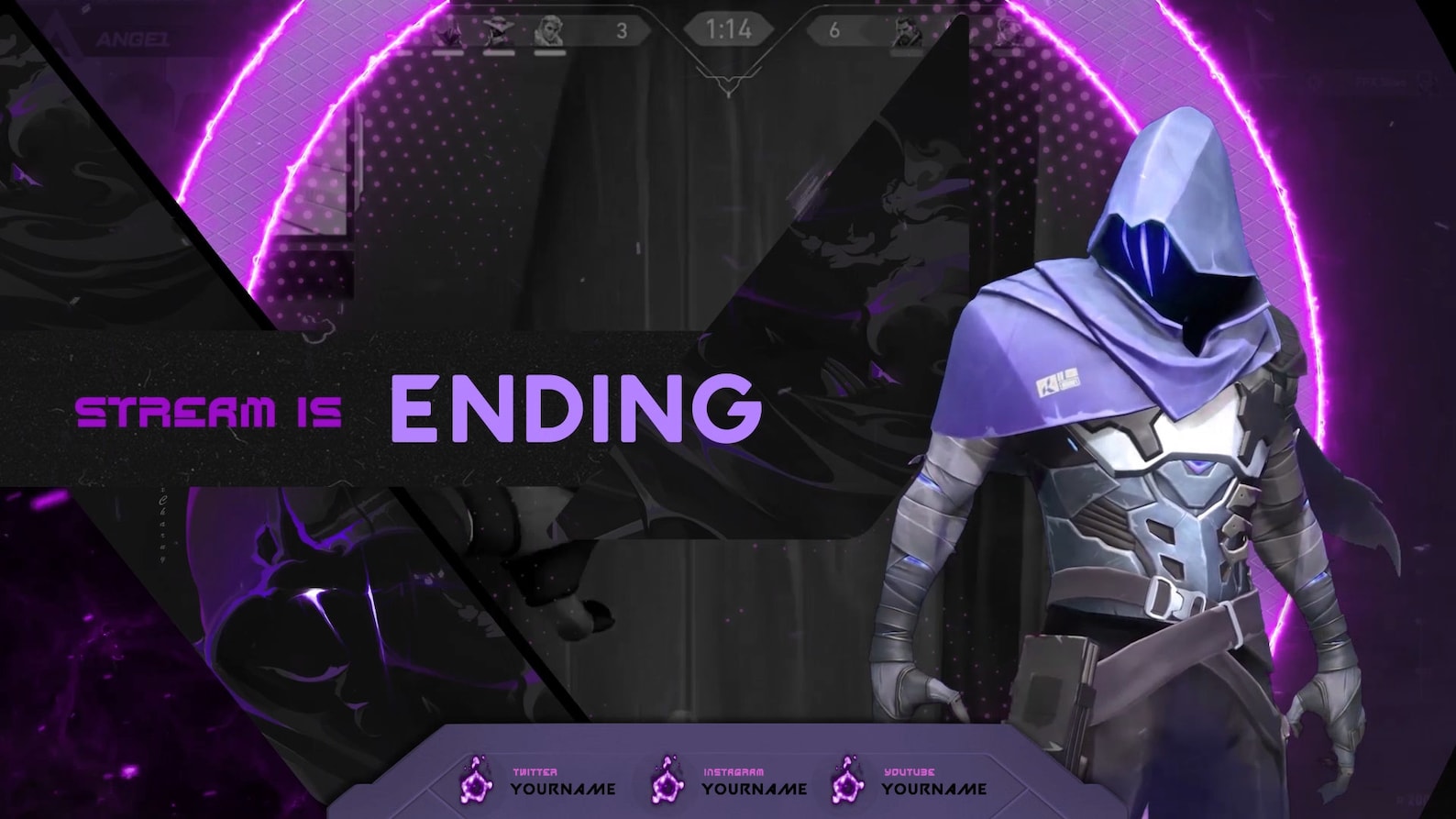 Valorant Omen Voll Animiertes Twitch Stream Screens Banner - Etsy.de