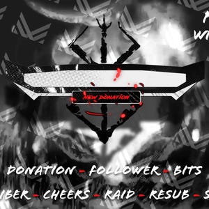 Berserk Manga Stream Overlay Package: Animated Screens, Alerts, Panels ...