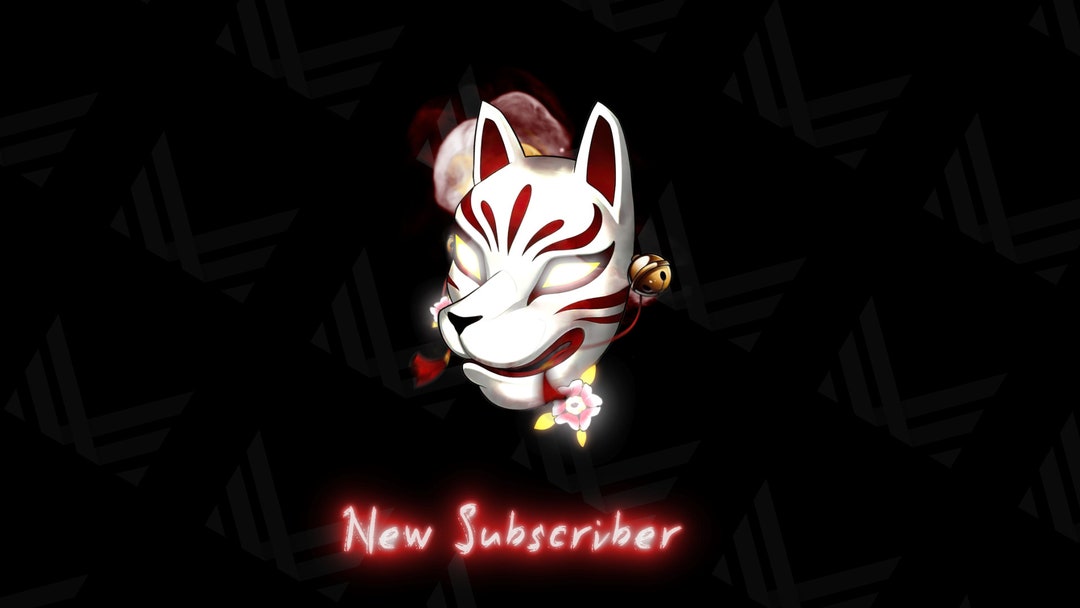 Animated Japanese Kitsune Alerts: Streaming Overlay Pack - Etsy