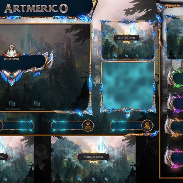 League of Legends Overlays - Etsy