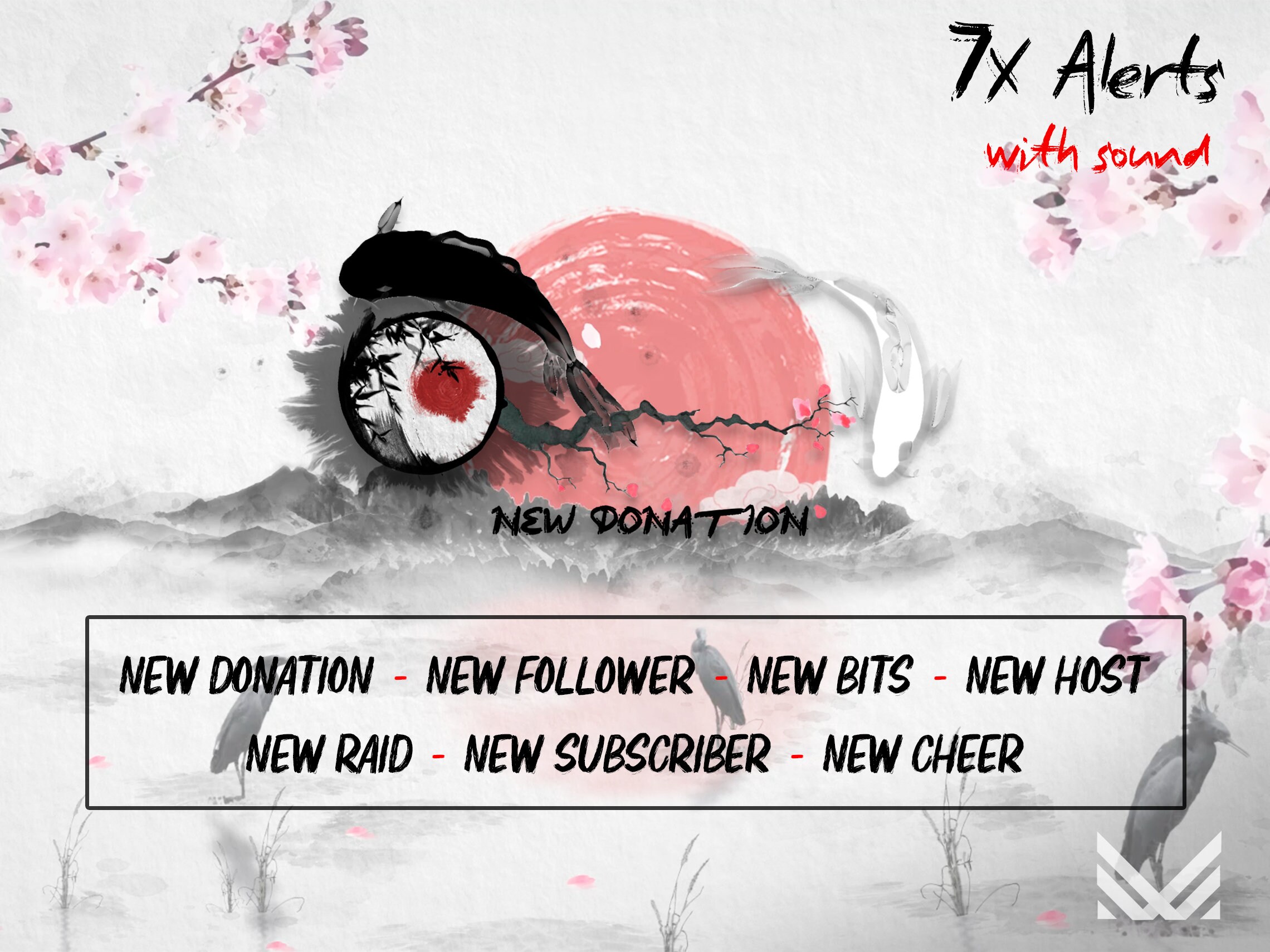 Full Animated Japonese Overlay Sakura Cherry Blossom - Etsy Australia