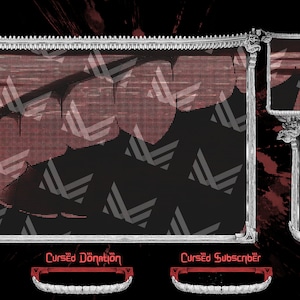 Animated Cursed Anime Stream Overlay: Malevolent Shrine Manga - Etsy