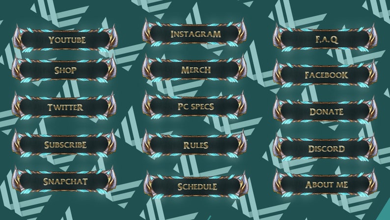 Fantasy Animated Twitch Stream Package: Overlays, Screens, Alerts - Etsy