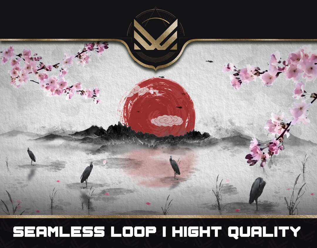 ANIMATED BACKGROUND | Sakura Cherry Blossom Looped Background | Instant ...