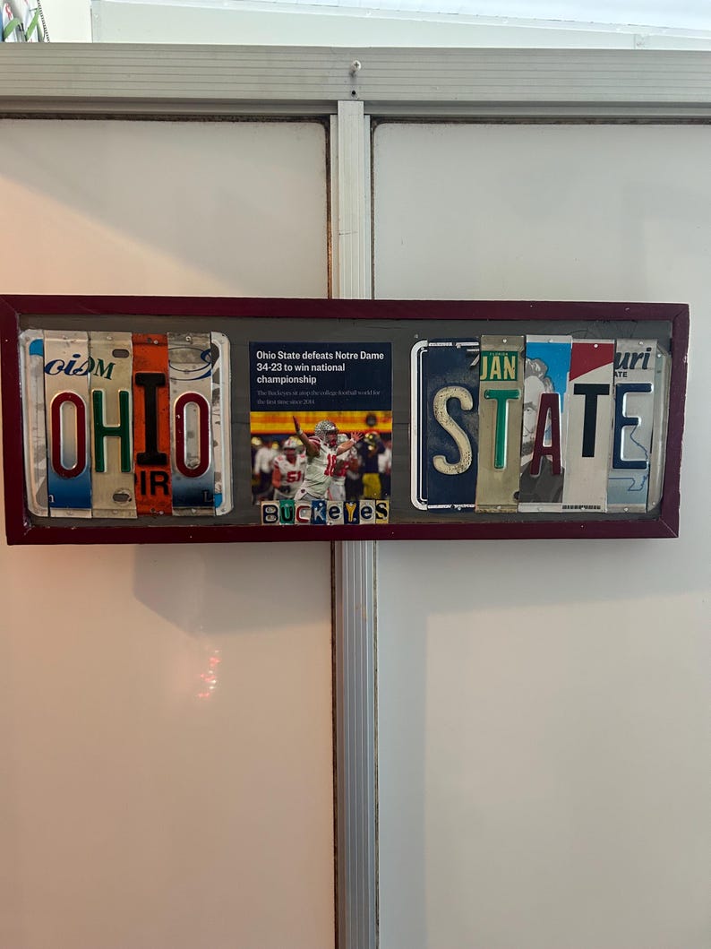 College License Plate Signs - Etsy