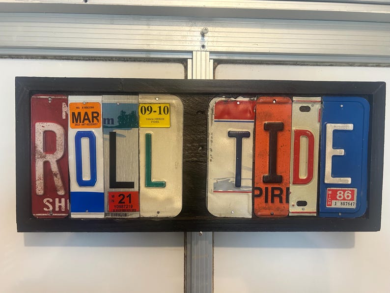 College License Plate Signs - Etsy