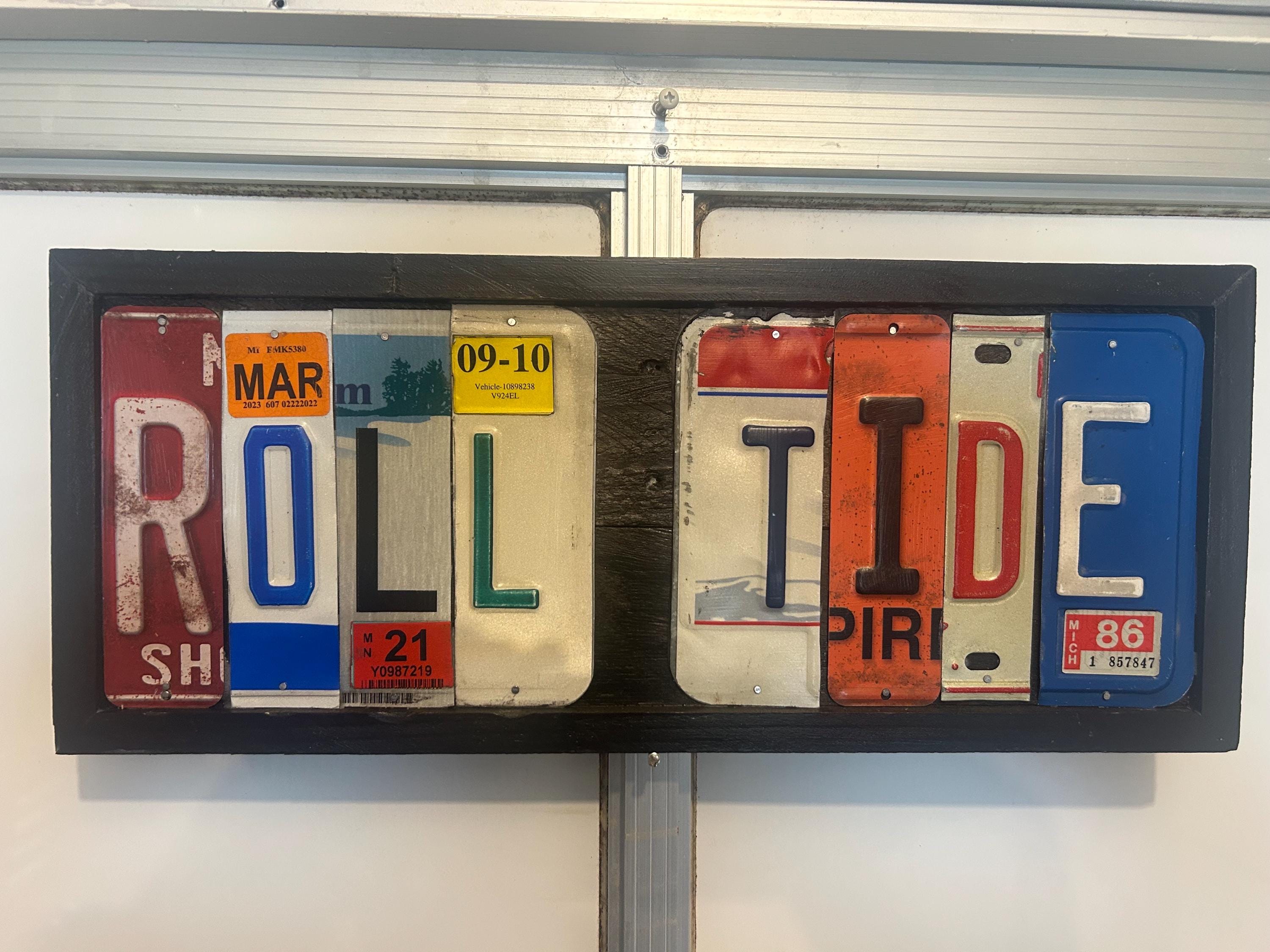 College License Plate Signs - Etsy