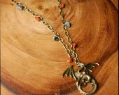 Dragon Necklace Crystal Dragon Core Necklace - Etsy