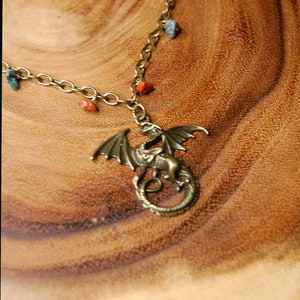 Dragon Necklace Crystal Dragon Core Necklace - Etsy