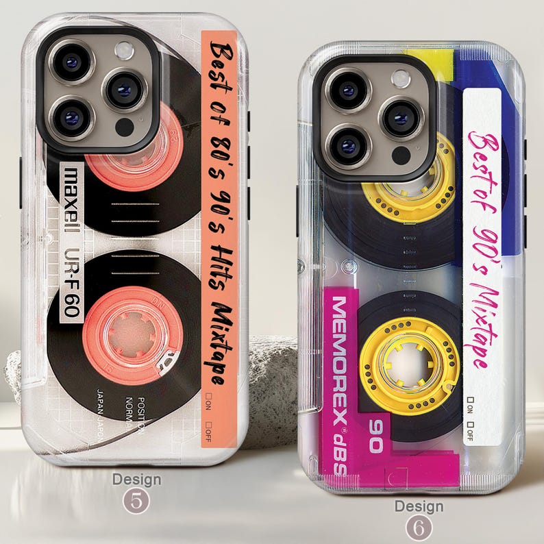 Retro Cassette Tape iPhone 17 16 15 14 Pro Case: 80s 90s Walkman ...