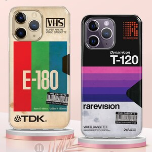 Custom Retro VHS Tape Magsafe Phone Case, 80s 90s Film Phone Case, VHS ...