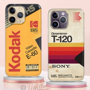 Custom Retro VHS Tape Magsafe Phone Case, 80s 90s Film Phone Case, VHS ...