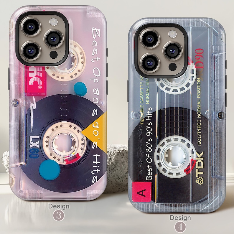 Retro Cassette Tape iPhone 17 16 15 14 Pro Case: 80s 90s Walkman ...