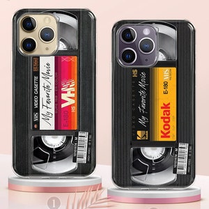 Custom Retro VHS Tape Magsafe Phone Case, 80s 90s Film Phone Case, VHS ...