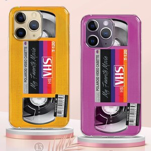 Custom Retro VHS Tape Magsafe Phone Case, 80s 90s Film Phone Case, VHS ...