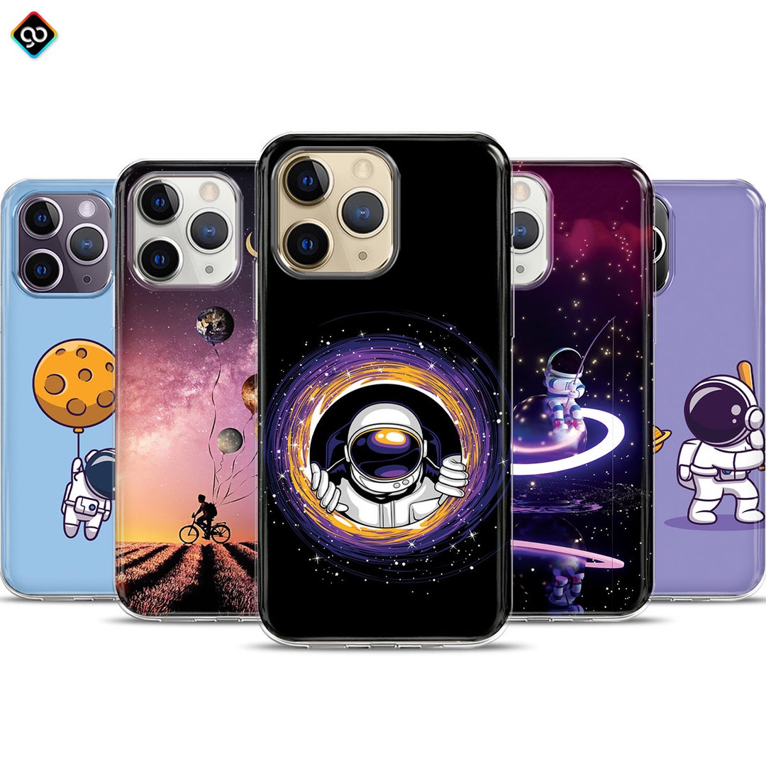 Custom Funny Cartoon Astronaut Phone Case,iphone 13 12 Pro Case,space ...