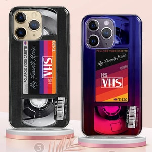 Custom Retro VHS Tape Magsafe Phone Case, 80s 90s Film Phone Case, VHS ...