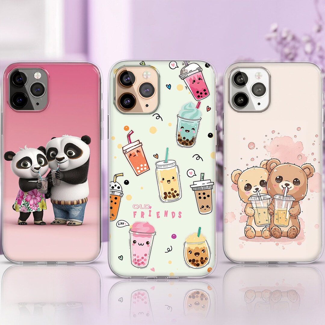 Cute Boba Tea Phone Case, iPhone 15 14 13 12 Pro Max Magsafe Case ...