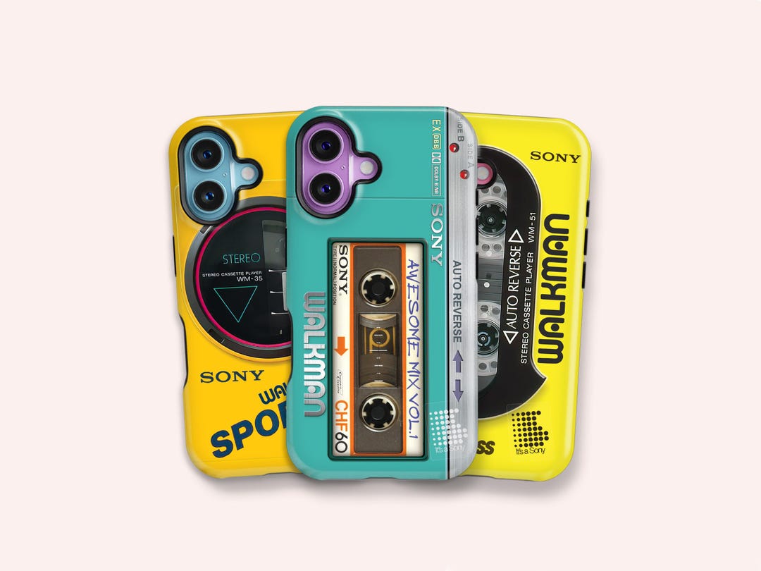 Retro Walkman iPhone Case: 80s 90s Nostalgia, Shockproof Magsafe - Etsy