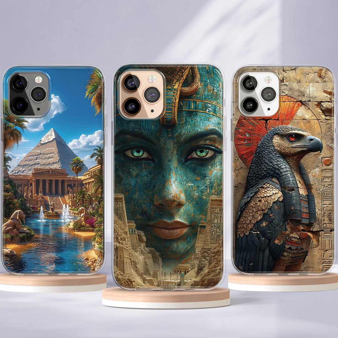 Ancient Egypt Pyramids Phone Case, iPhone 15 14 13 Pro Magsafe Case ...