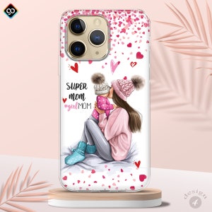 Mom Daughter Phone Case,mom of Boy Case,mother Phone Case,iphone 14 13 ...