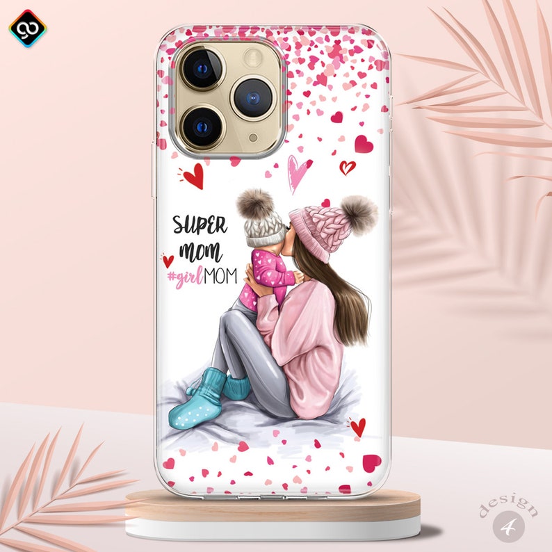 Mom Daughter Phone Casemom of Boy Casemother Phone - Etsy