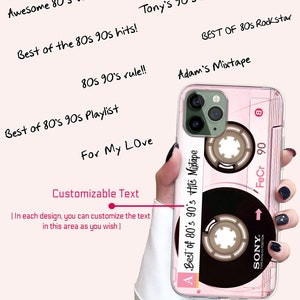 Retro Mixtape Custom Cassette Tape Magsafe Phone Case, Retro Y2K ...