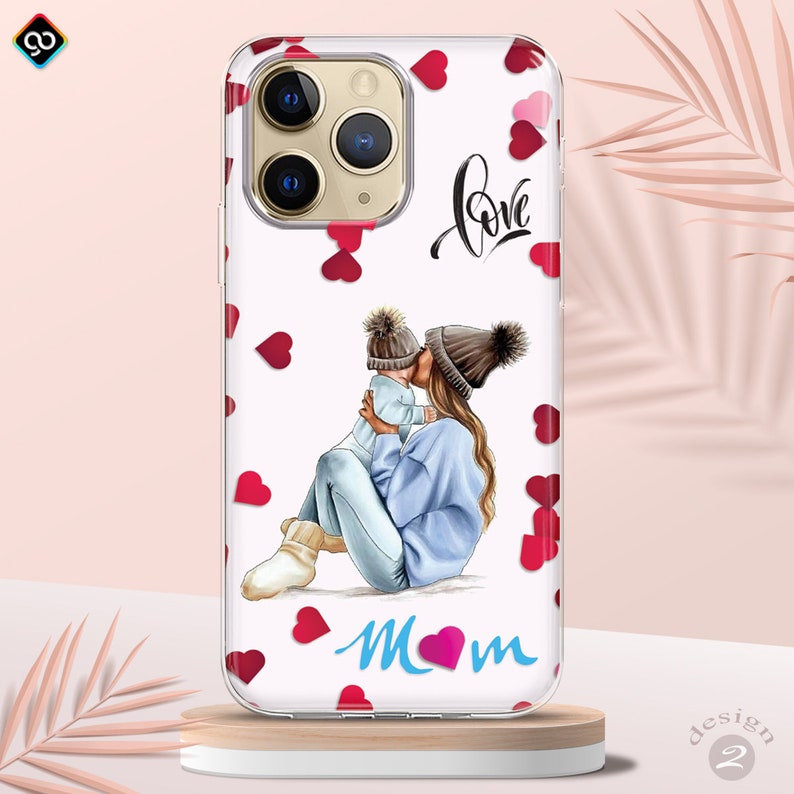 Mom Daughter Phone Casemom of Boy Casemother Phone - Etsy