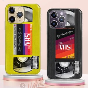 Custom Retro VHS Tape Magsafe Phone Case, 80s 90s Film Phone Case, VHS ...