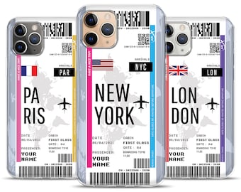 Phone Case Flight Ticket - Etsy