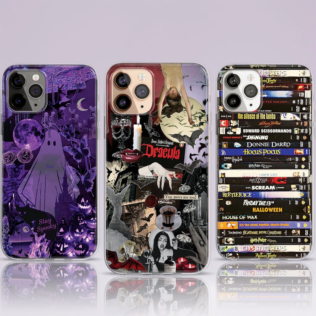 Horror Creepy Eyes Scary Collage Phone Case, iPhone 15 14 13 Magsafe ...