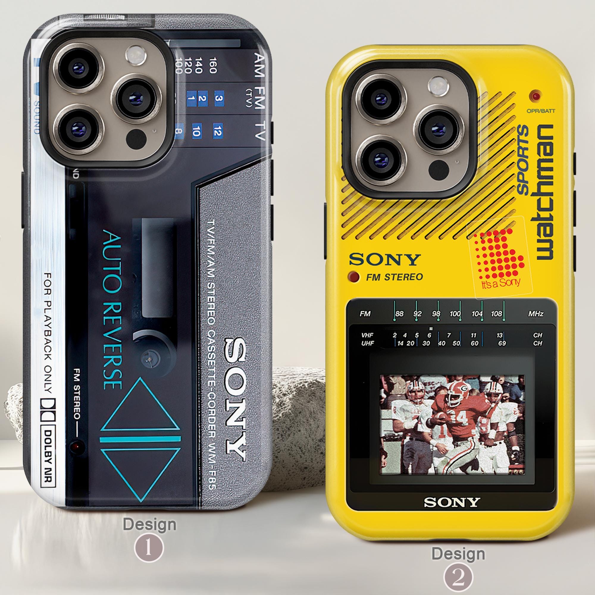 Retro Walkman iPhone 17 16 15 14 Pro Max Case: 80s 90s Shockproof ...