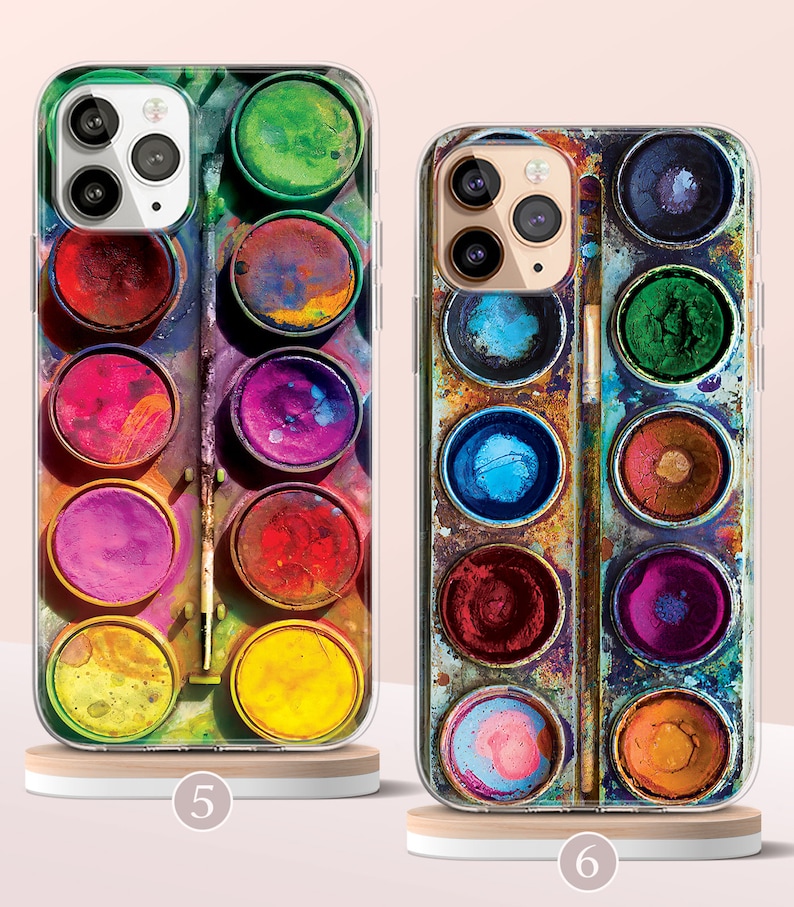Paintbox Set Case,watercolor Palette Art Phone Case,iphone 14 13 12 11 ...