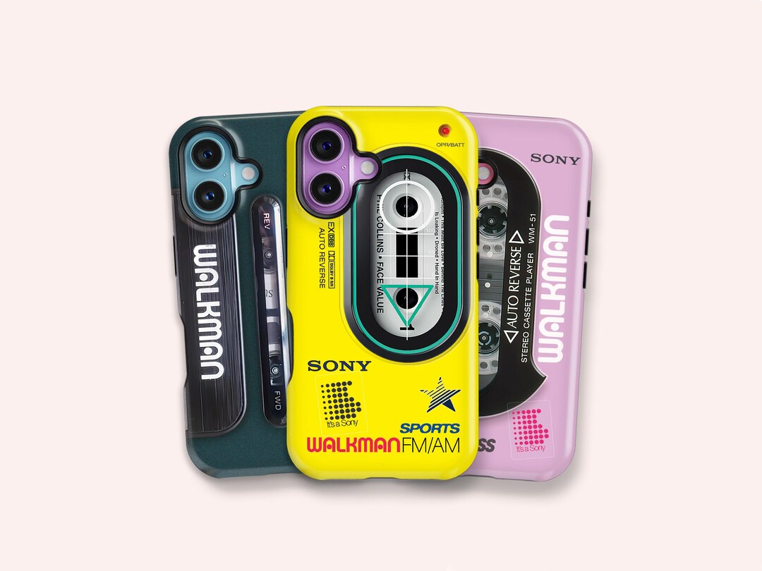 Retro Walkman Phone Case: Y2K 80s 90s Shockproof Magsafe Cover - Etsy