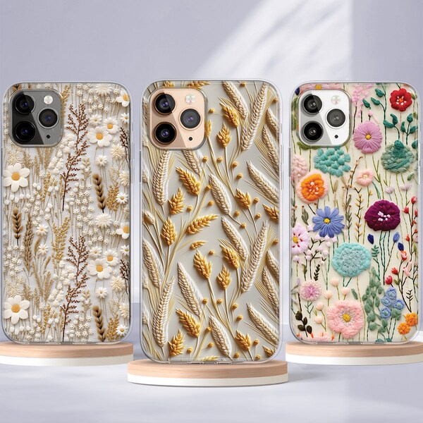 Embroidery Phone Case - Etsy