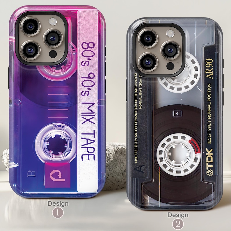 Retro Cassette Tape iPhone 17 16 15 14 Pro Case: 80s 90s Walkman ...