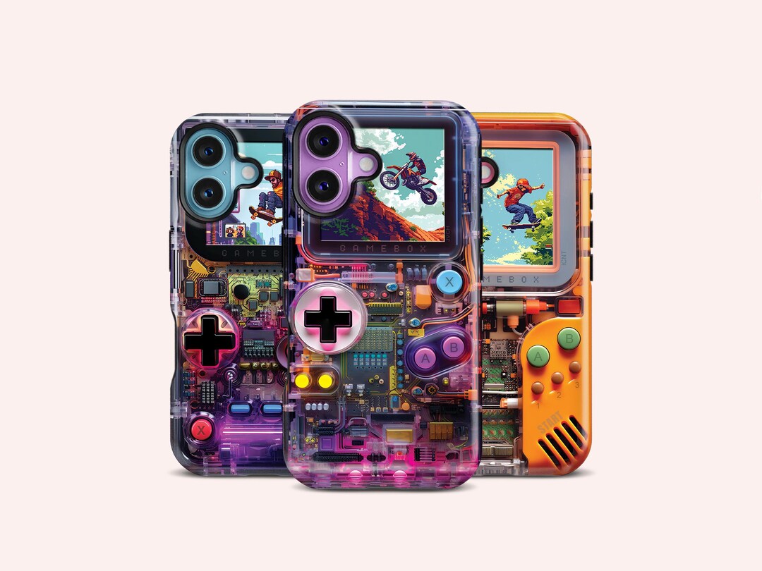 Retro 80s 90s Gameboy Phone Case: Video Game iPhone Case, iPhone 17/16 ...