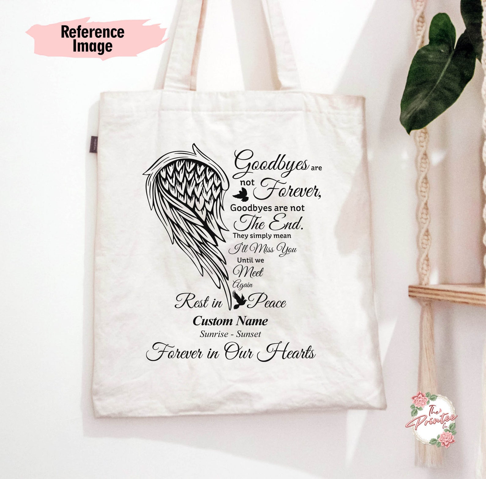 Goodbyes Are Not Forever SVG in Loving Memory SVG Forever in - Etsy