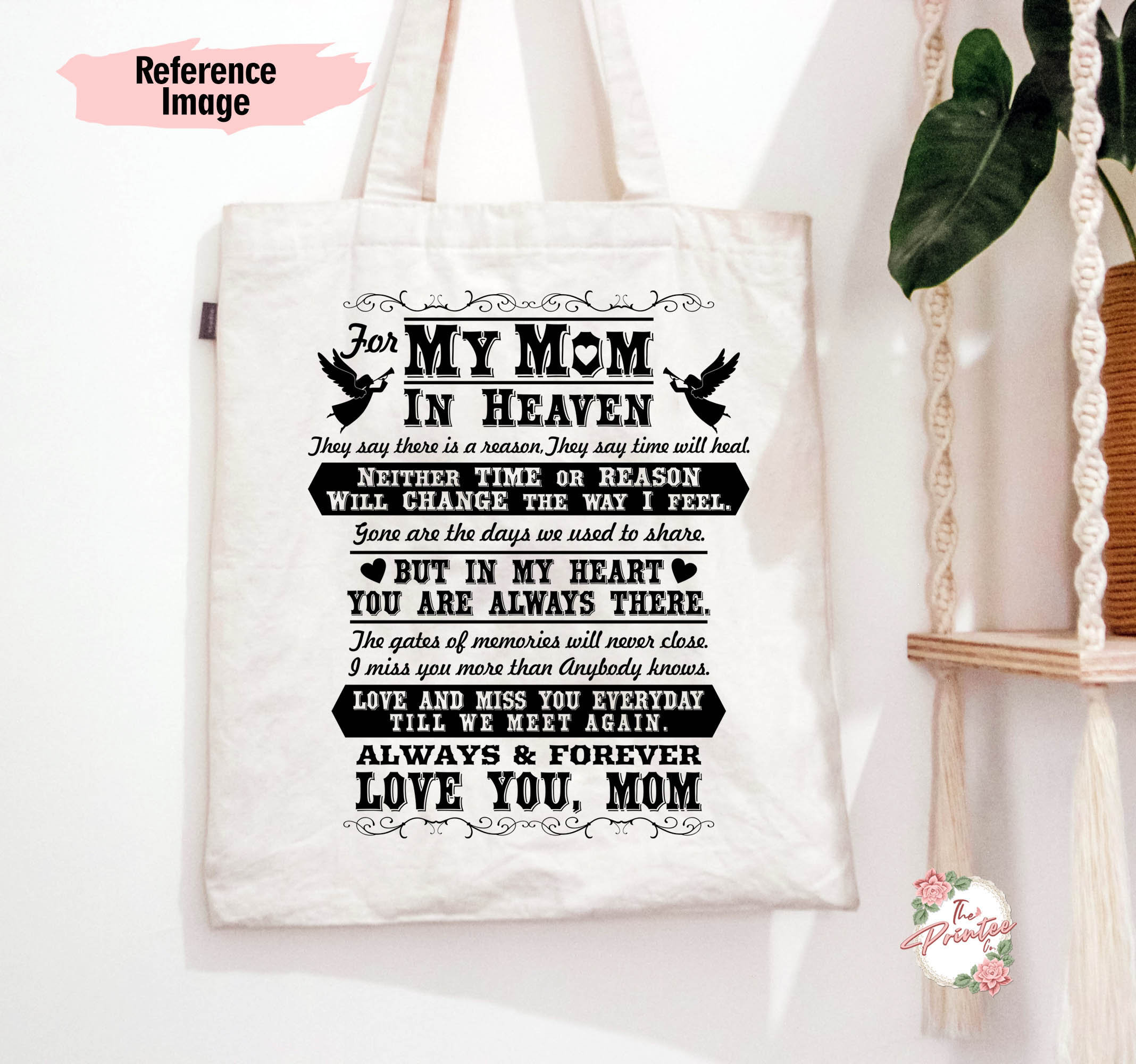 Mom in Heaven SVG in Loving Memory SVG My Mom is an Angel - Etsy Canada