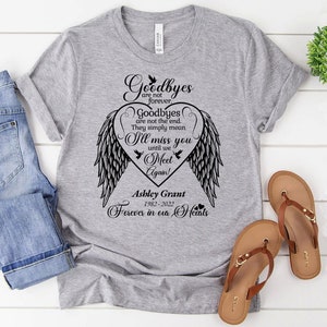 Goodbyes Are Not Forever SVG, in Loving Memory SVG, Forever in Our Heart SVG, Rest in Peace Svg ...