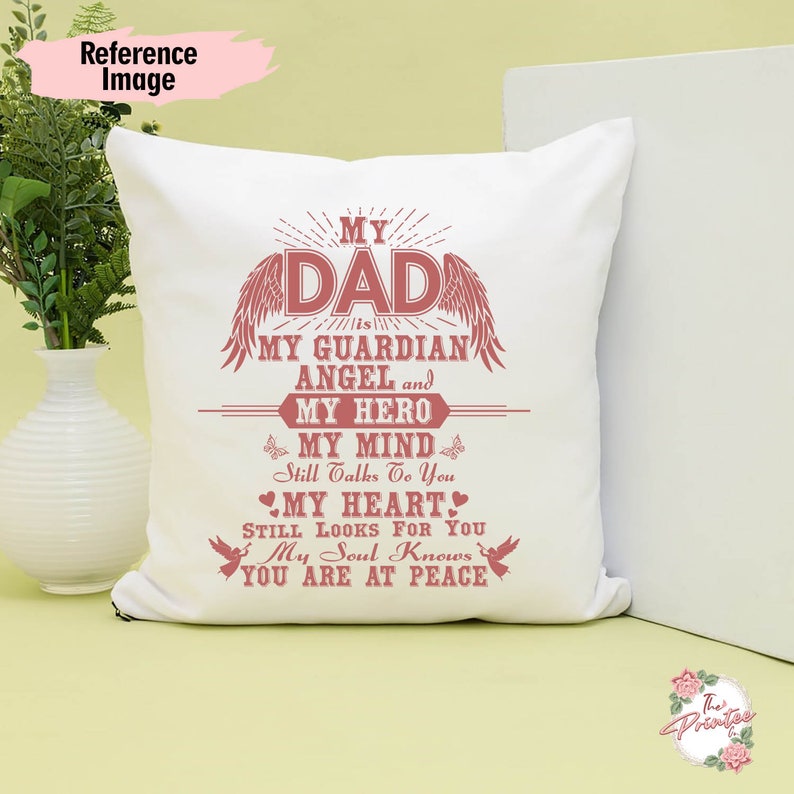My Dad is My Guardian Angel SVG Dad in Heaven SVG in Loving - Etsy