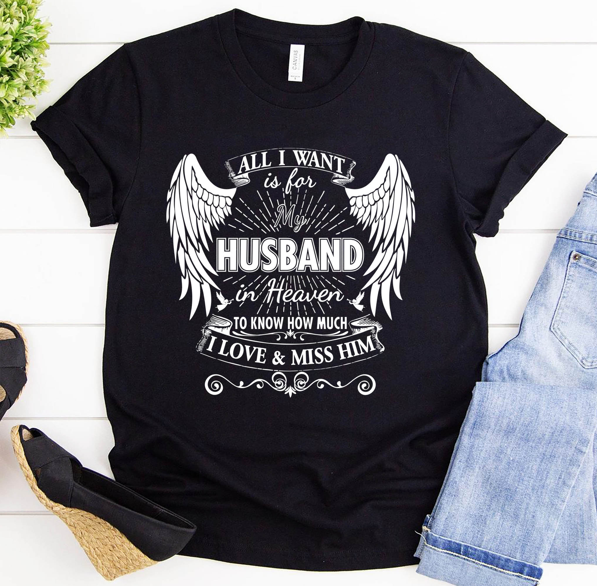 Husband in Heaven SVG in Loving Memory SVG My Husband is an - Etsy