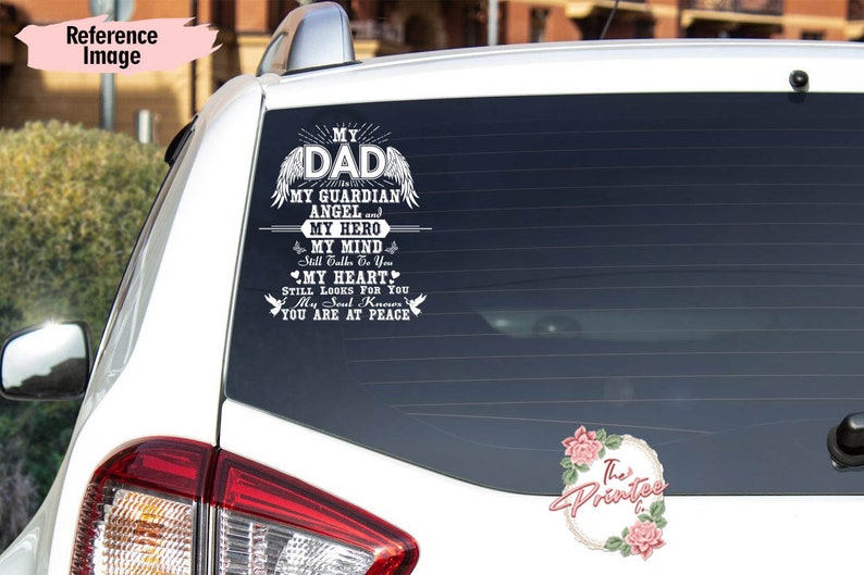 My Dad is My Guardian Angel SVG Dad in Heaven SVG in Loving - Etsy