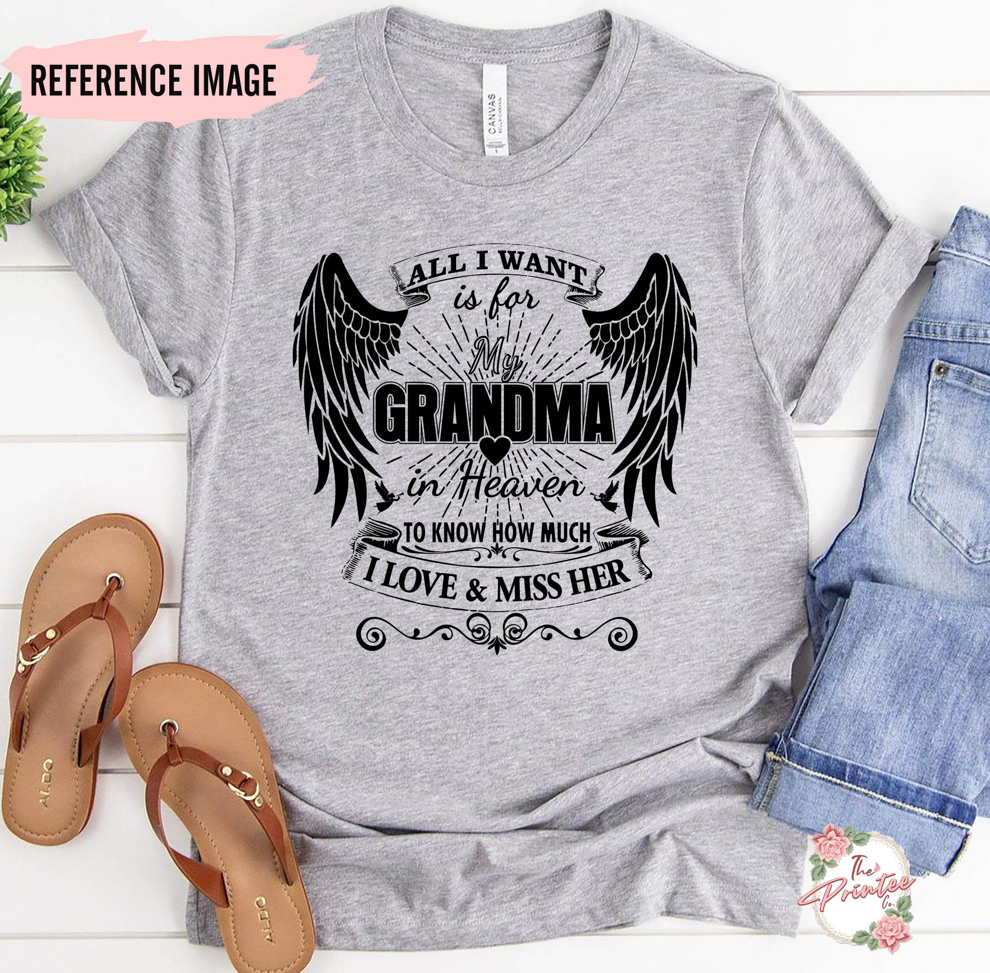 Grandma RIP in Loving Memory SVG Grandmother in Heaven SVG | Etsy UK