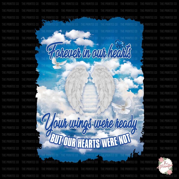 In Loving Memory Png Blue - Etsy