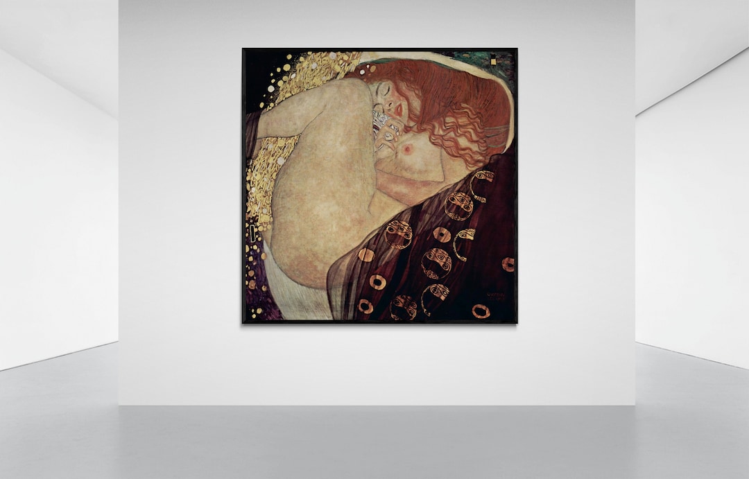 Gustav Klimt's Danae. Gustav Klimt Giclee Prints on Canvas. Print in ...