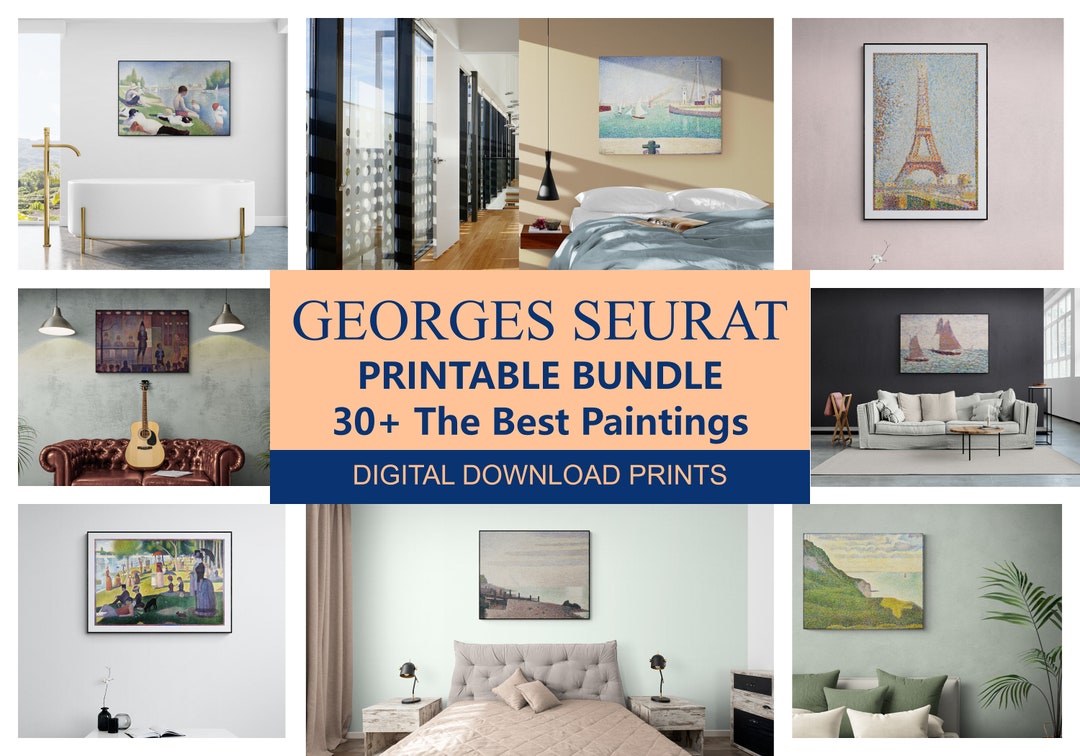 Georges Seurat Printable Wall Art. 30+ the Best Georges Seraut ...