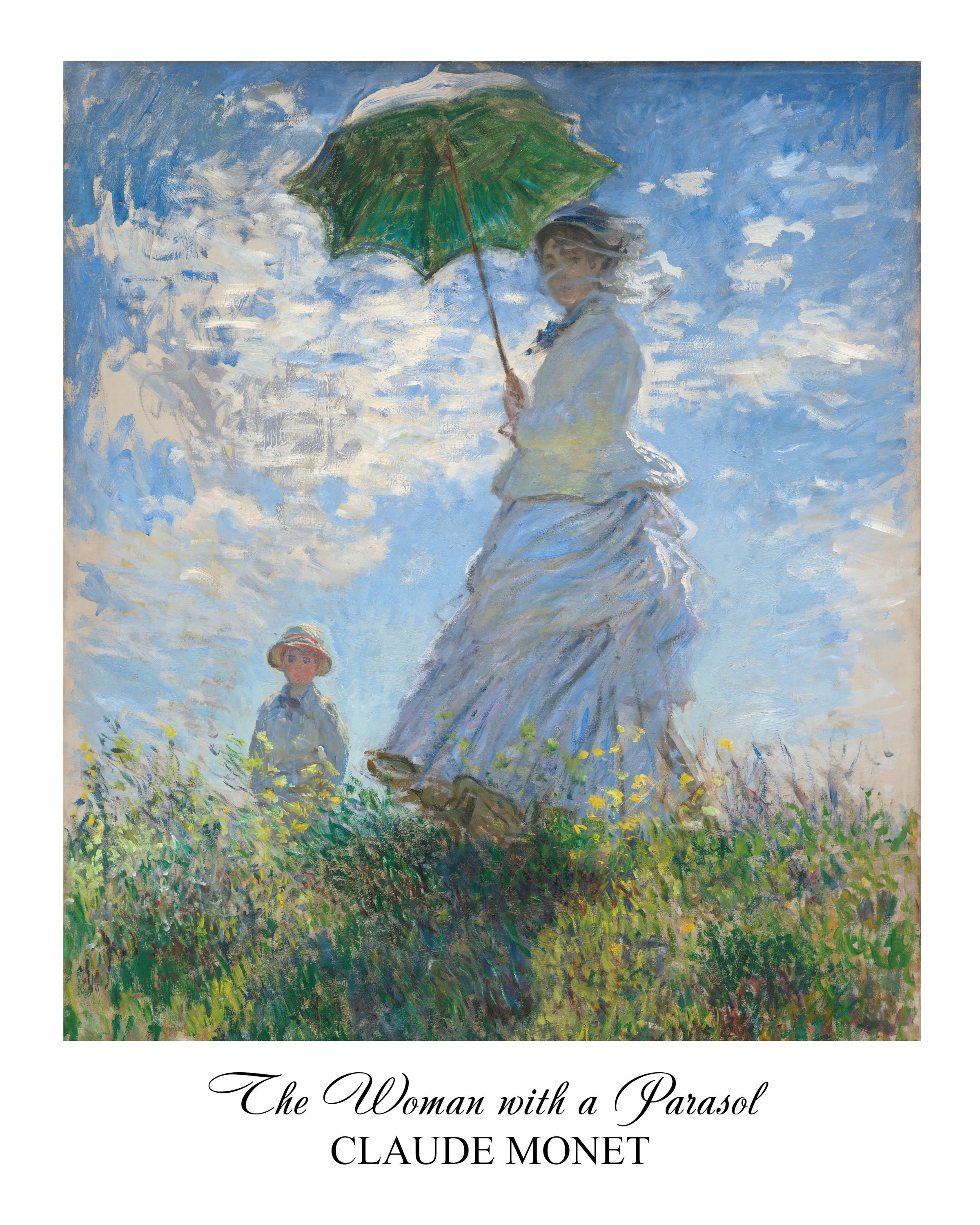 Monet Woman With A Parasol