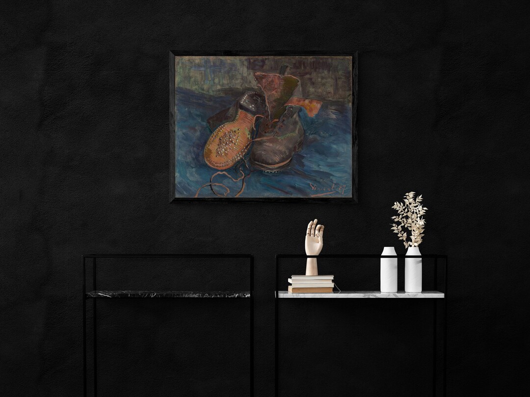 Van Gogh Print: A Pair of Boots. Art Prints on Canvas or Art Paper ...