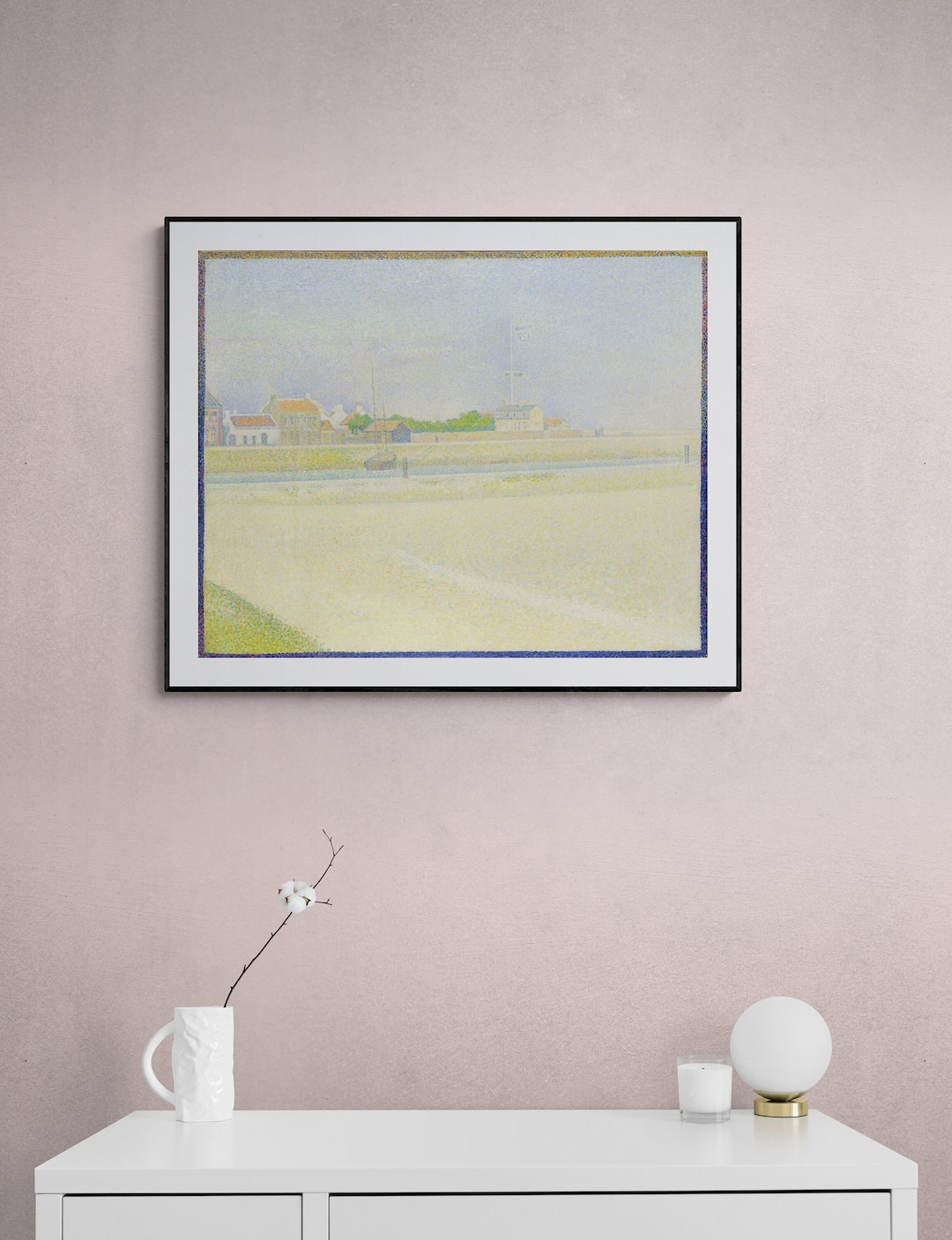 Georges Seurat Print: the Canal of Gravelines. Art Prints on Canvas or ...